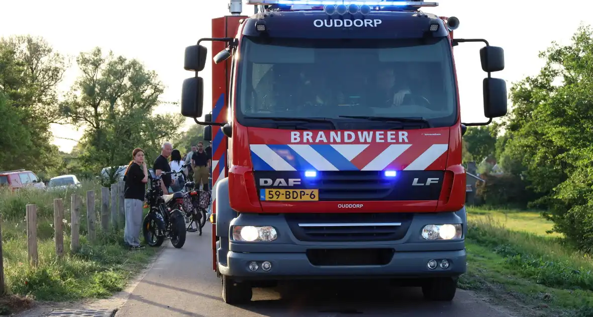 Brand in berm en struikgewas snel onder controle | 112-nu.nl